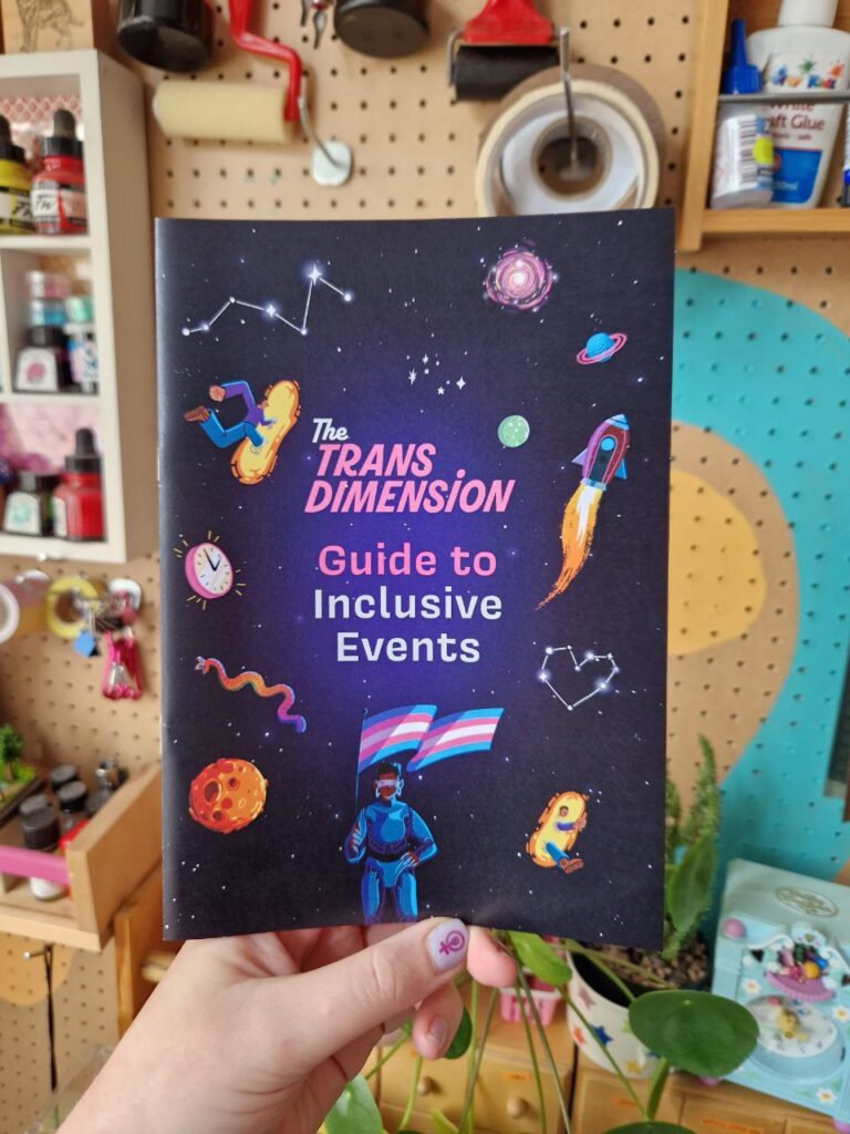 The Trans Dimension zine – pen fight